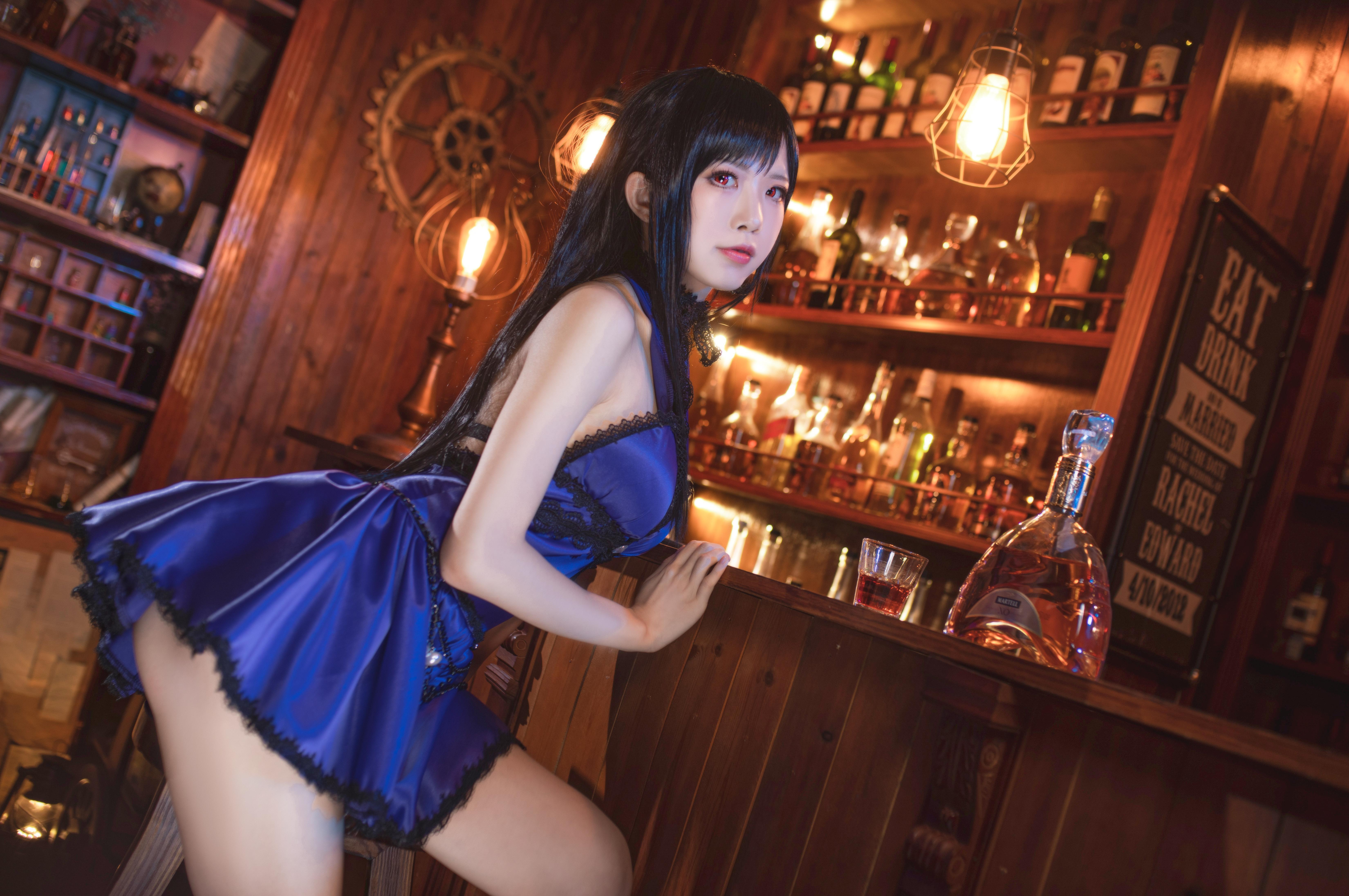 【COS】水淼Aqua -最终幻想 蒂法礼服-ACG圈-虎扑社区