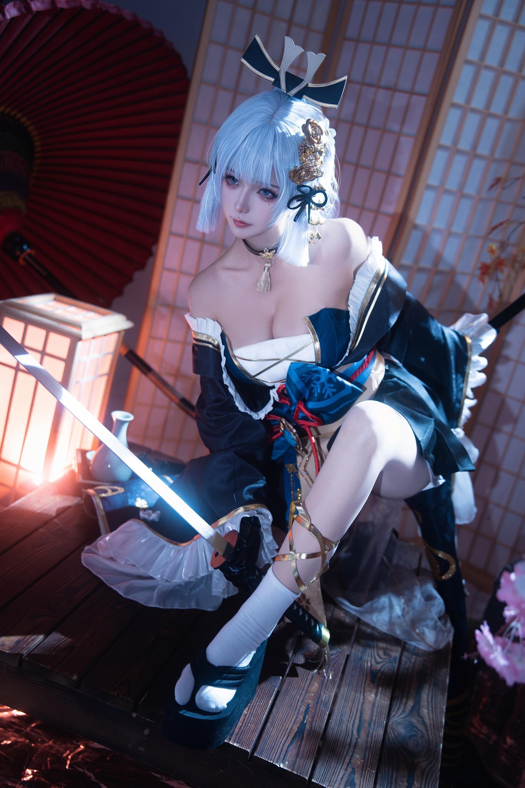 【原神COS】Seya-狮砸 - 神里绫华·霜刃-步行街主干道-虎扑社区