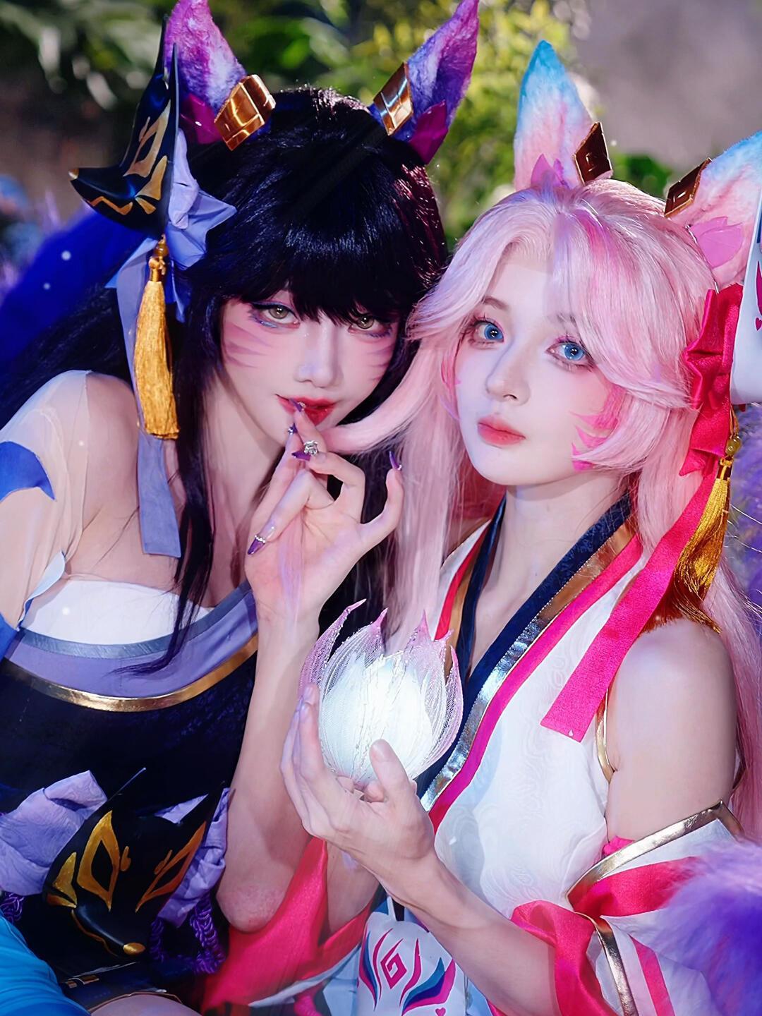 [每日航班]阿狸cos：这一堆阿狸里面，有没有混入了妮蔻？-英雄联盟丨LPL-虎扑社区