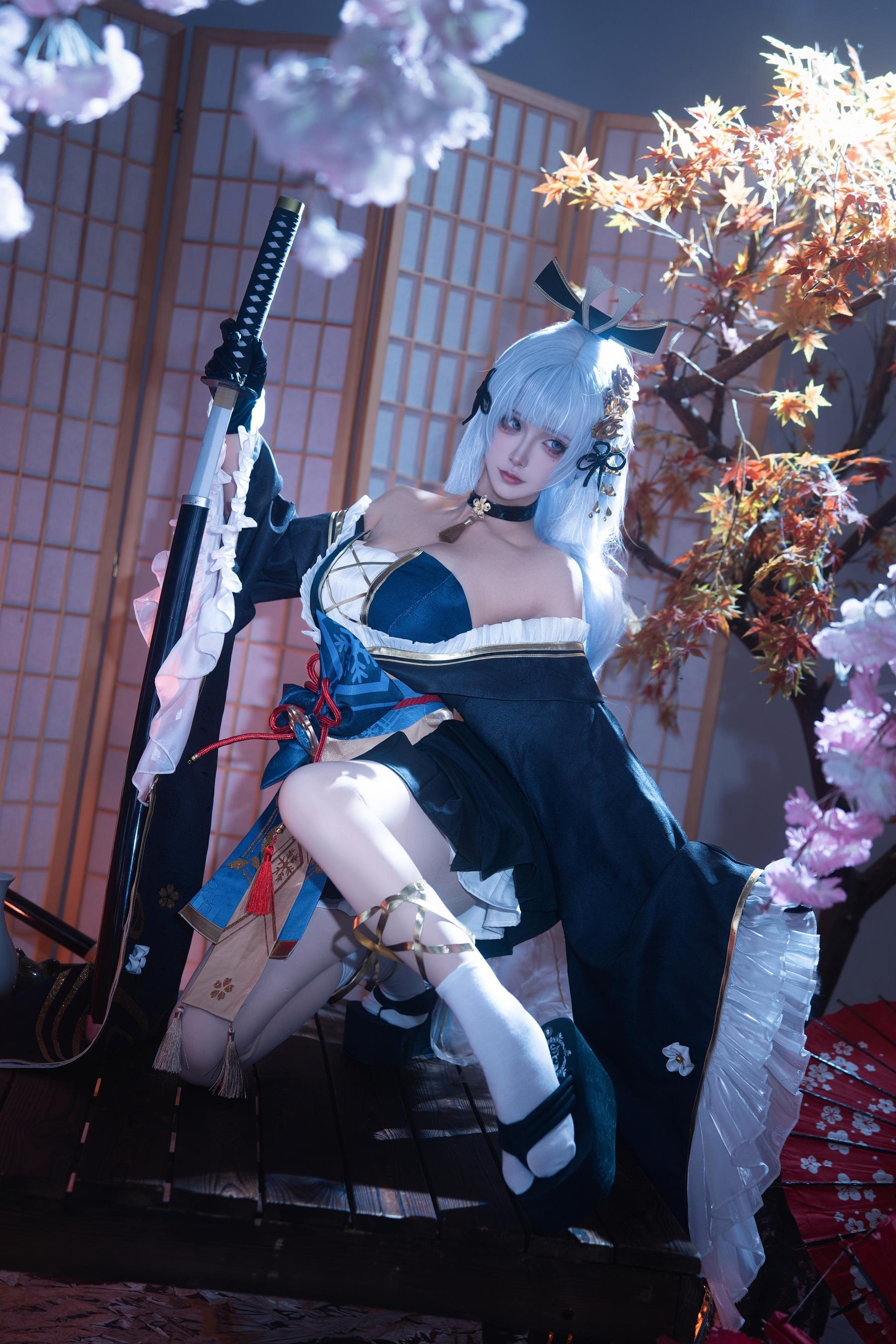 【原神COS】Seya-狮砸 - 神里绫华·霜刃-步行街主干道-虎扑社区