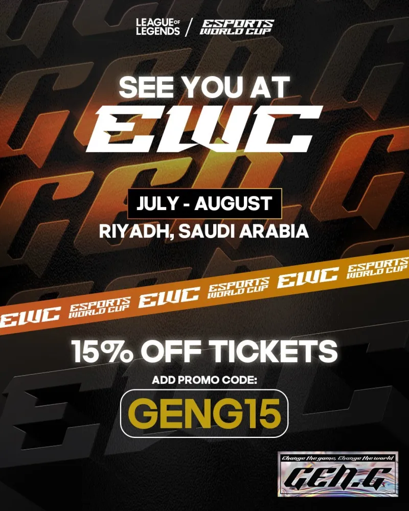 [流言板]GEN庆贺晋级EWC：7月利雅得与全世界最棒的队伍们同台竞技-英雄联盟丨LPL-虎扑社区