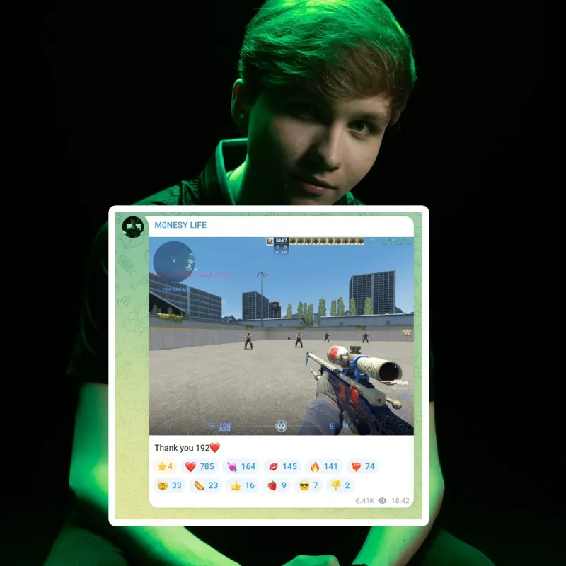 [流言板]外媒：Evelone192赠m0NESY AWP永恒之枪皮肤-CS2-虎扑社区